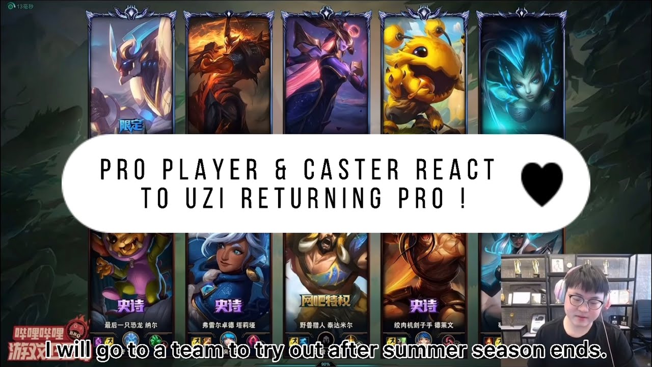 Pro player and caster react to UZI’s return to pro scene. - YouTube