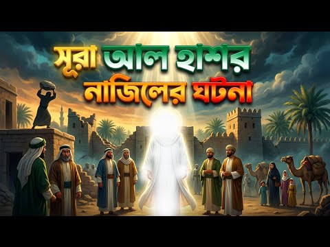 সূরা আল হাশর নাজিলের ঘটনা | বনু নাযিরের বিশ্বাসঘাতকতা ও মদিনা থেকে নির্বাসন