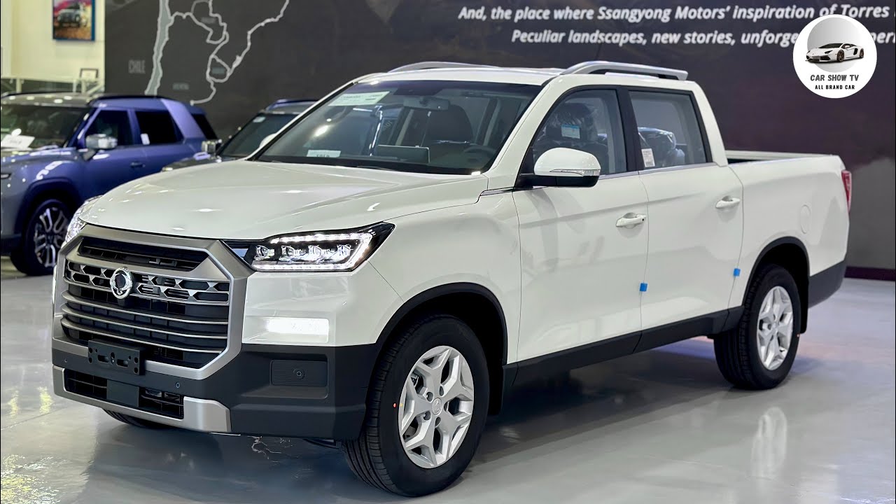 First Look ! 2024 SsangYong MUSSO Grand 4x4 - 2.2L Pick-Up | White ...