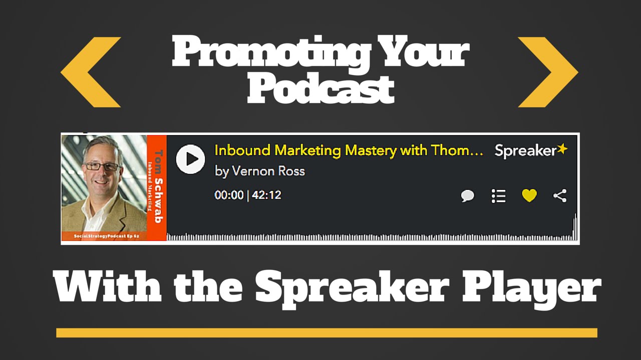 Promoting Your Podcast with the Spreaker Player - YouTube