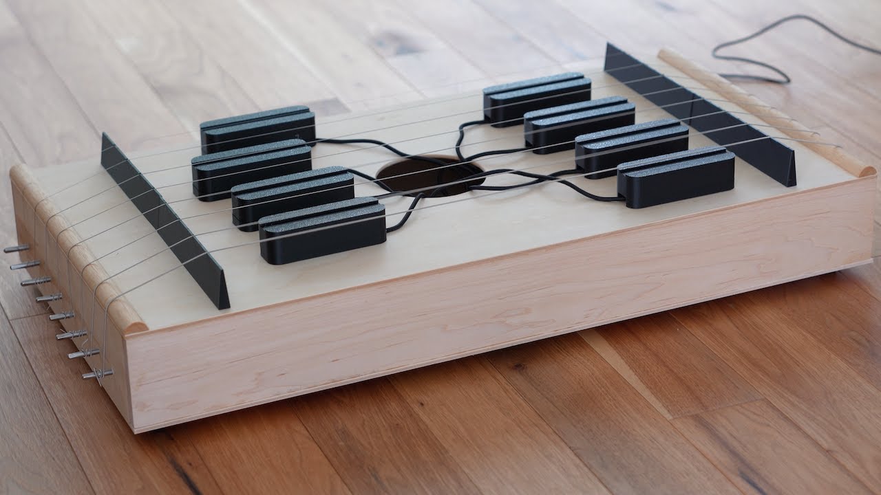 Prototype of acoustic ambient instrument - YouTube