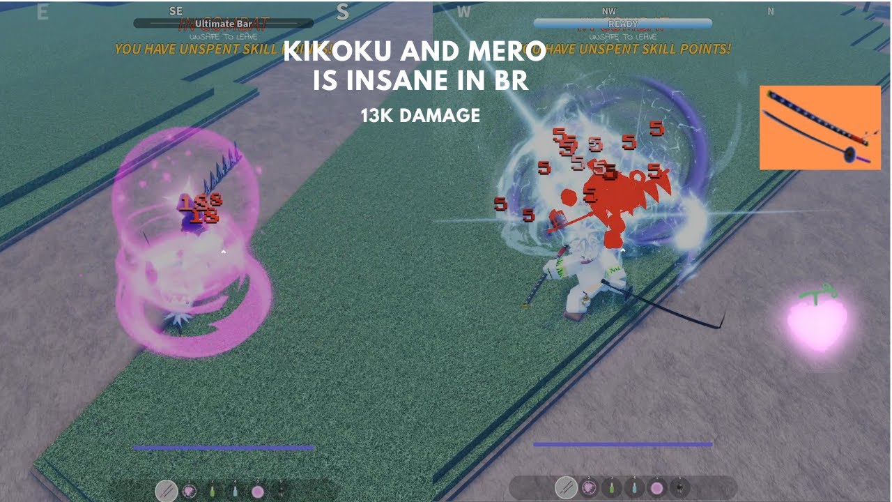 KIKOKU AND MERO IS INSANE BATTLE ROYALE (gpo 13k damage game) - YouTube