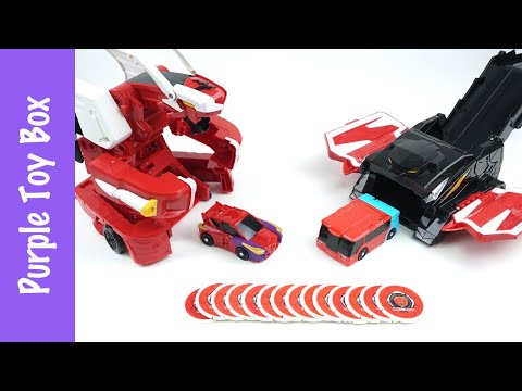 메가 베두사 와 빠샤메카드S 스타터 장난감 Pasha Mecard S Mini Car Transformer - YouTube