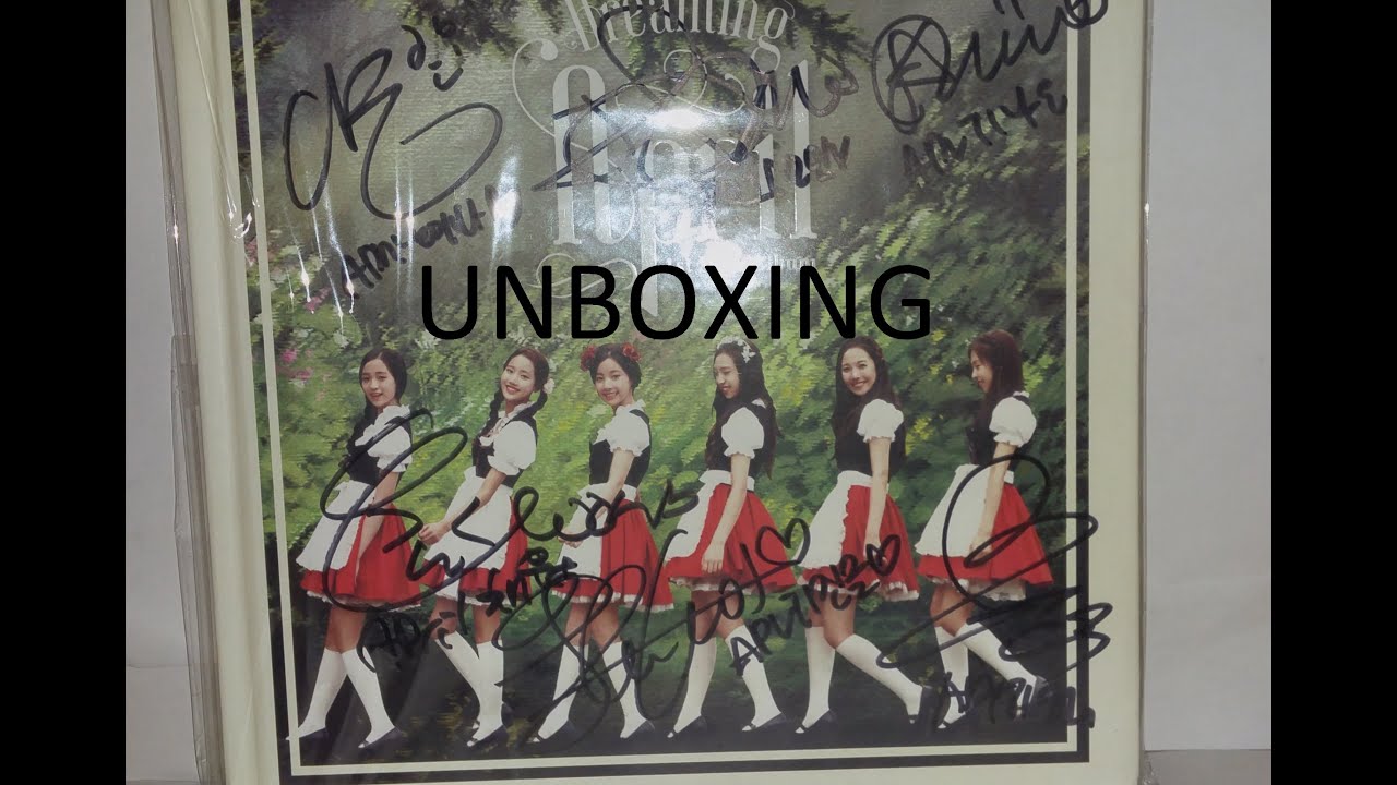 April (에이프릴) Dreaming Signed Promo Album Unboxing - YouTube
