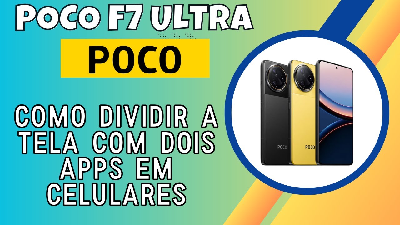 Como dividir a tela com dois apps em celulares poco F7 Ultra ...