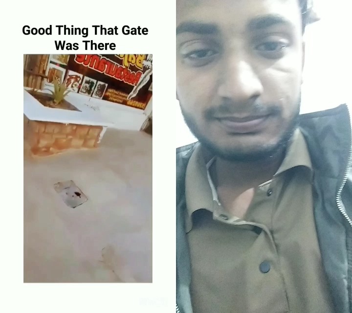the best thing that gate was there 😁🤣😂 @Hold_on_pls #funny #memes # ...