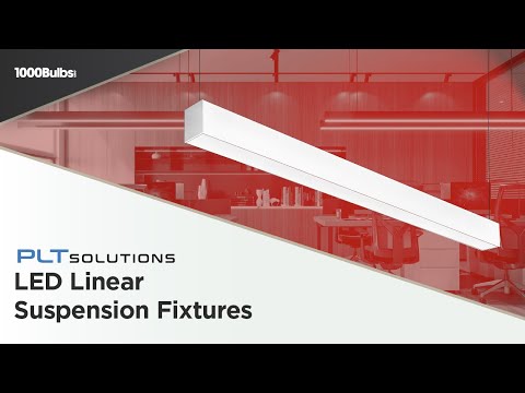 LED Linear Suspension Fixtures | PLT Solutions - YouTube