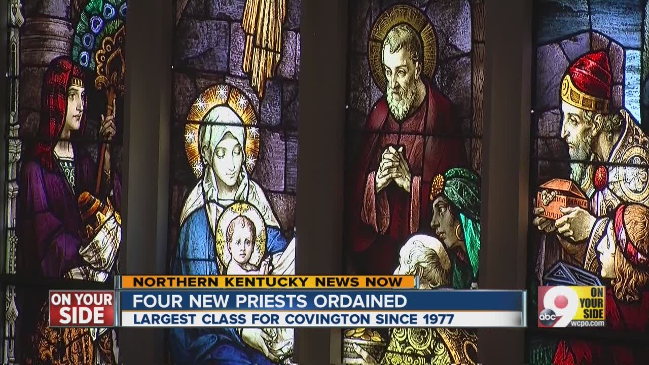 Four priests ordained in Covington - YouTube
