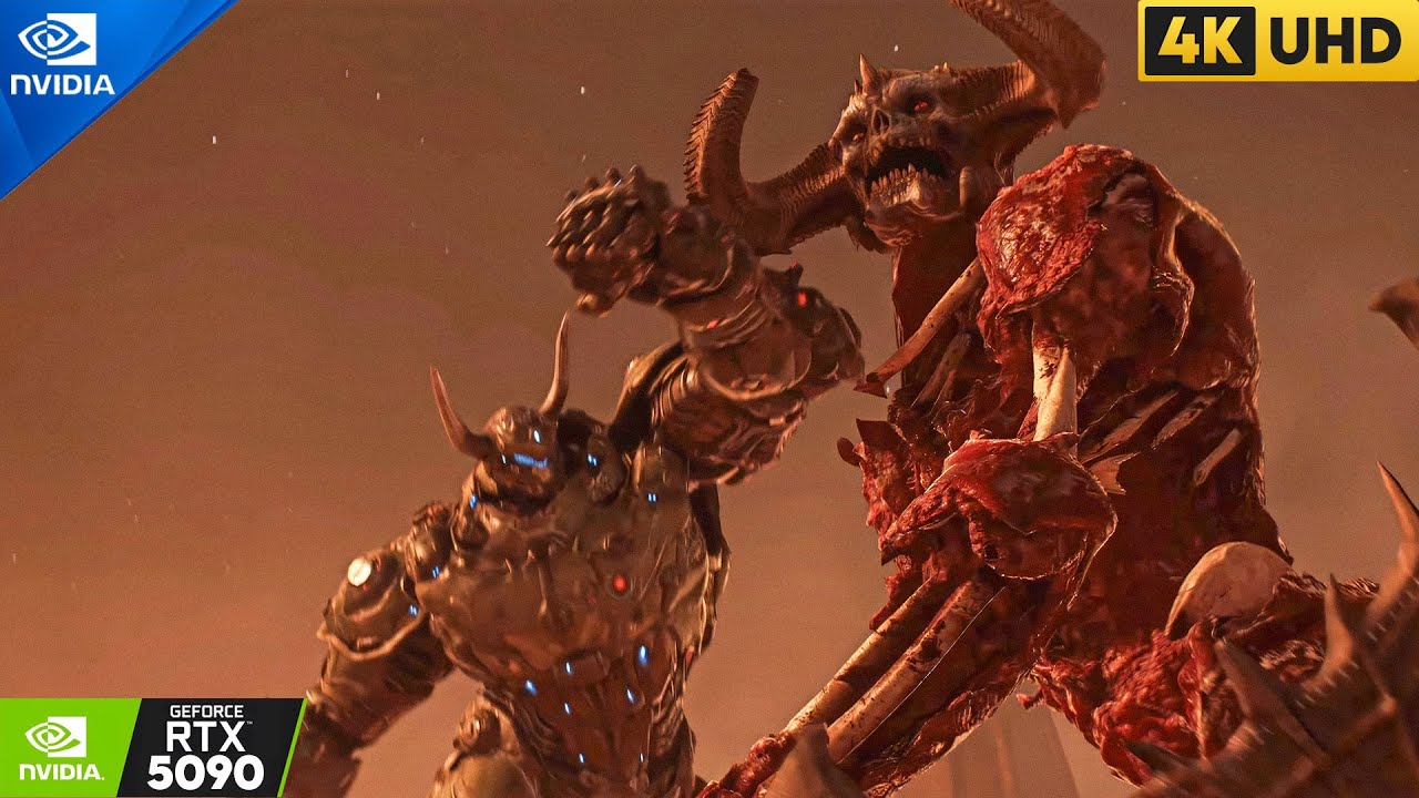 DOOM The Dark Ages – Slayer Suit vs Colossal Titan Epic Battle Scene ...