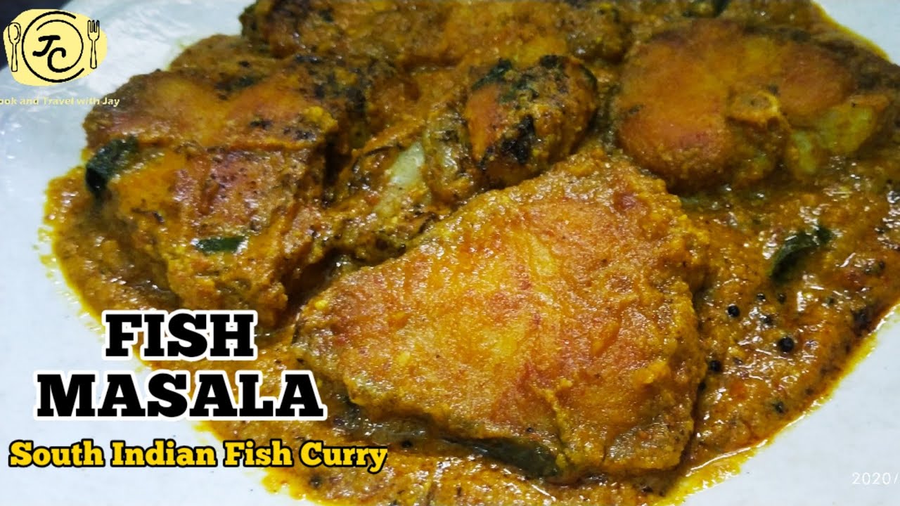 FISH MASALA RECIPE | FISH CURRY RECIPE | SOUTH INDIAN FISH CURRY RECIPE ...