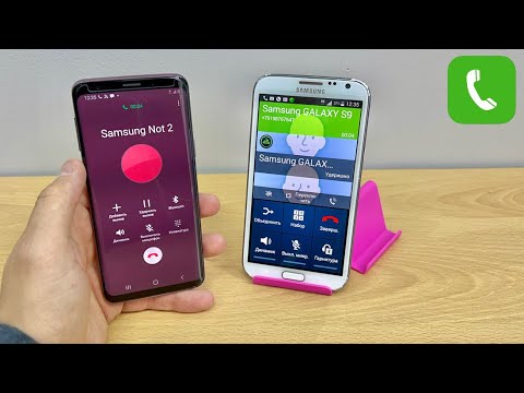 Incoming Call Samsung Galaxy s9 & Galaxy Note 2 - YouTube