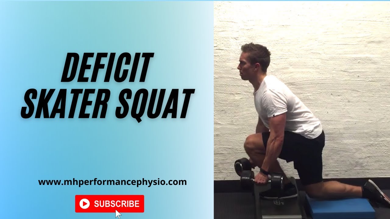 Deficit Skater Squat - Single Leg Strength - Leg Workout - YouTube