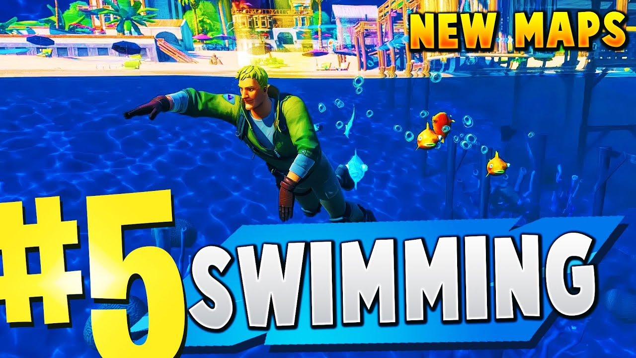 TOP 5 BEST SWIMMING Creative Maps In Fortnite | Fortnite Water Map ...