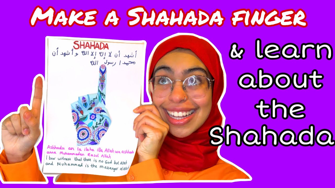Make a shahada craft and learn about the shahada ! - YouTube