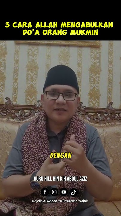 3 cara allah mengabulkan doa - YouTube