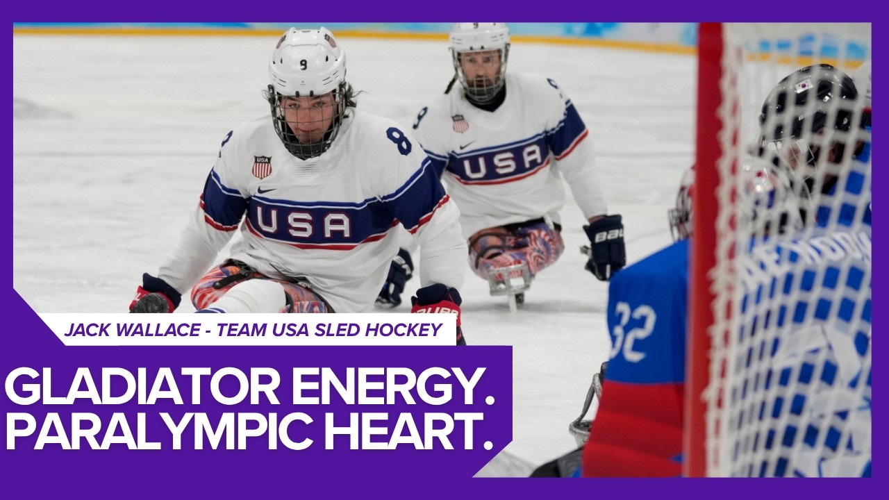 Jack Wallace: The gladiator of Paralympic sled hockey | Team USA ...