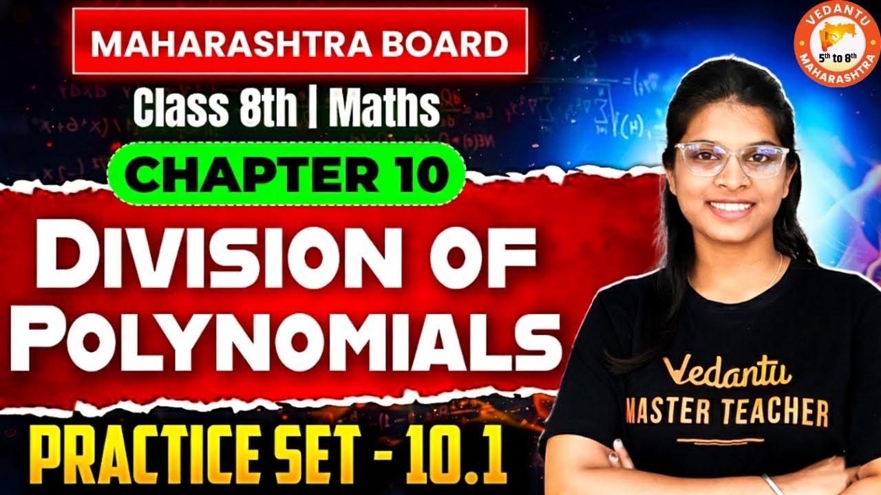 Division of Polynomials Class 8th Practice Set 10.1 | Class 8th Maths ...