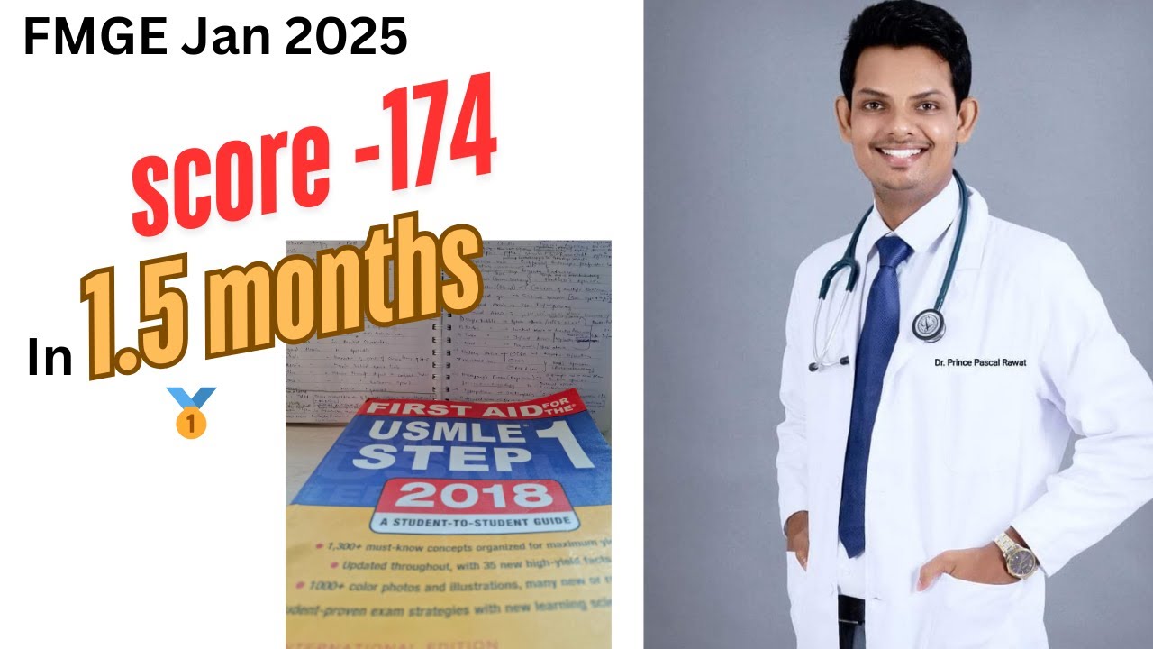 How I passed my FMGE exam with 174 marks in 1.5 month in my First ...