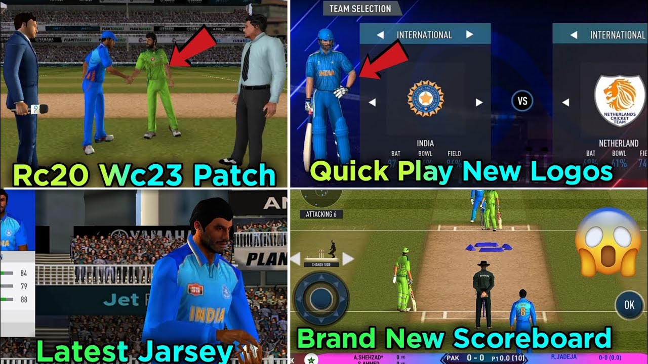 Real Cricket 20 World Cup 2023 Patch || All New Staudiams Lighting, New ...