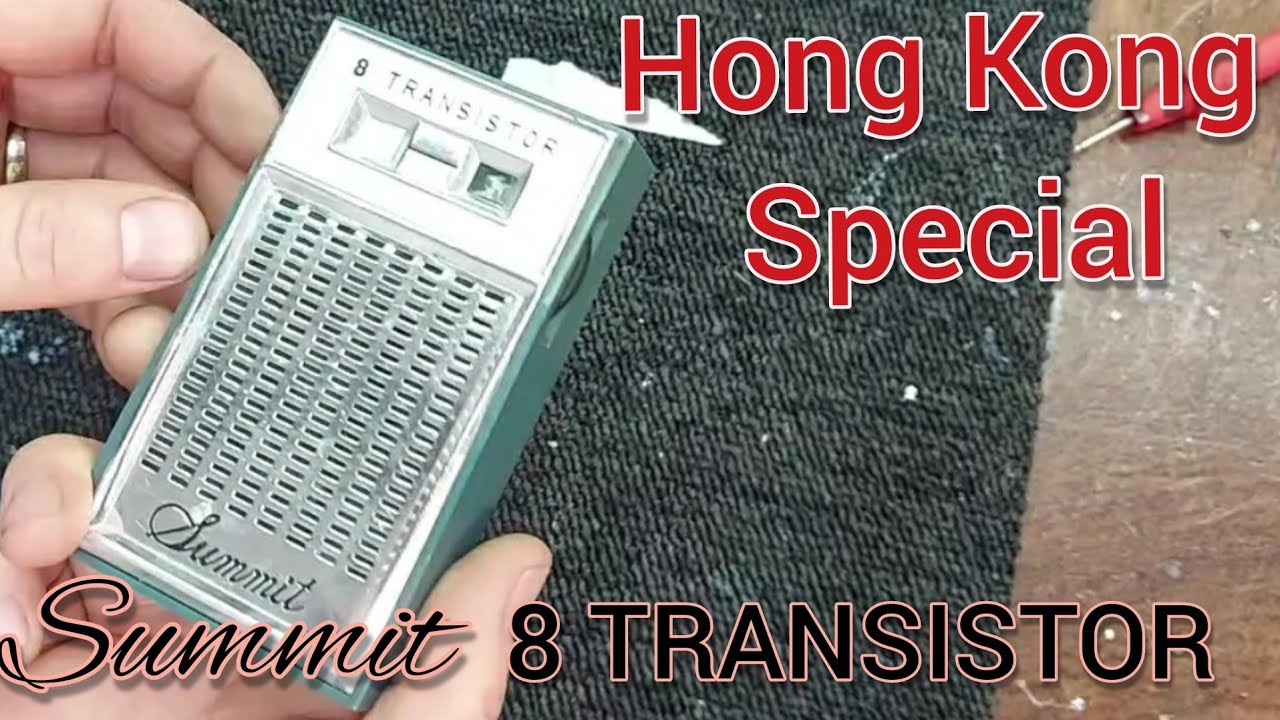 Summit 8 Transistor radio. - YouTube