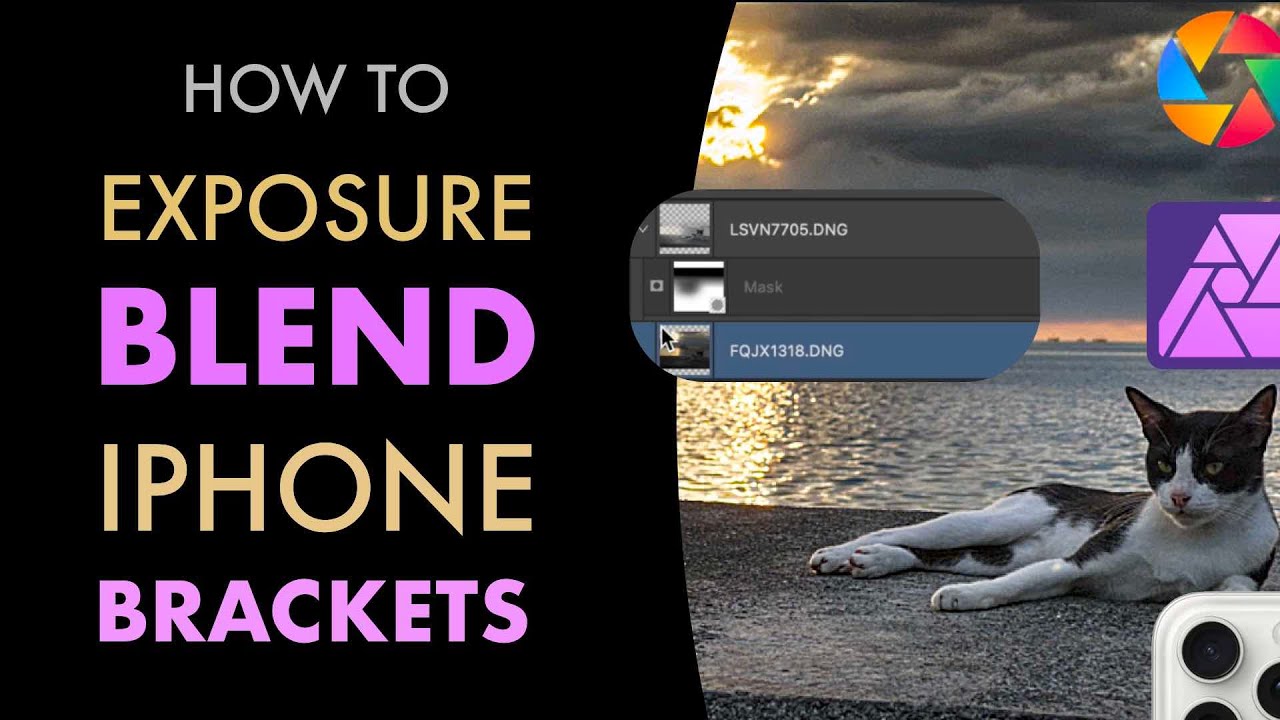 HOW TO EXPOSURE BLEND IPHONE RAW BRACKETS FOR GREATER DYNAMIC RANGE W ...