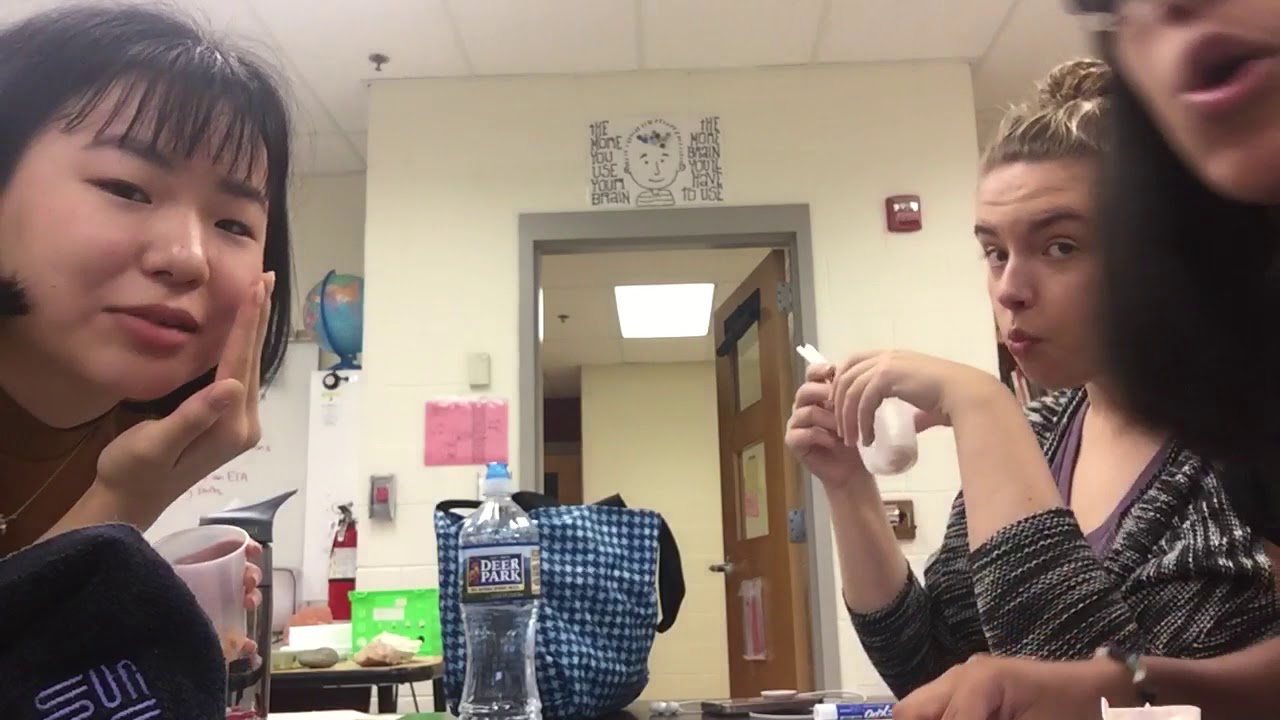 messy asmr in class: part ll - YouTube