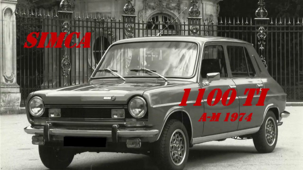 Simca 1100 TI - YouTube