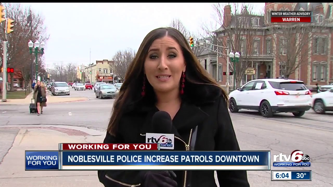 Noblesville police increase patrols downtown - YouTube