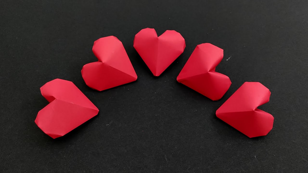 Origami Heart Tutorial - YouTube