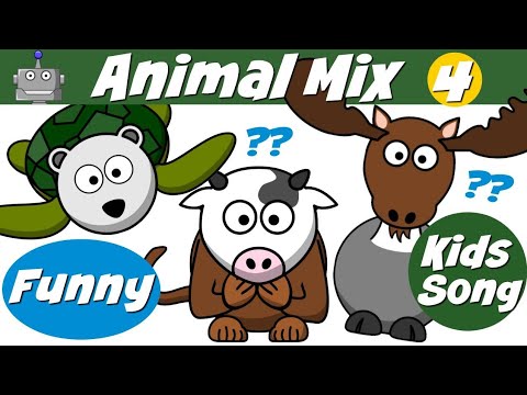 Animals mix | Funny | kid's song | #learning - YouTube