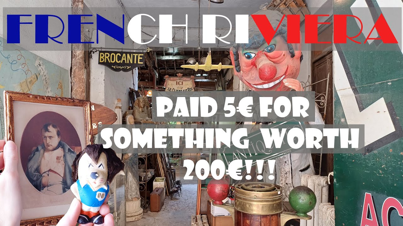 I Shop for Antiques & Collectibles in French Riviera🇫🇷 It's Worth 200 ...