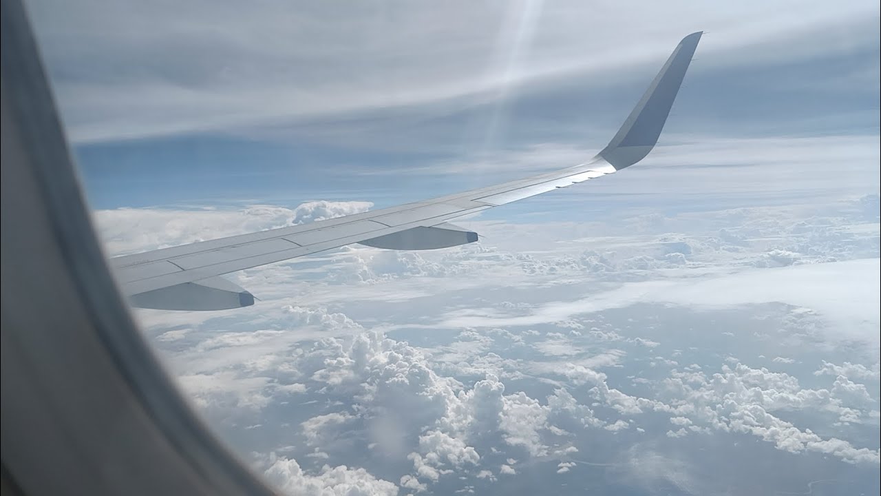 Fly Above the clouds 4K /8K Full HD Video Plane ️ 💙 Blue Sky #trending ...