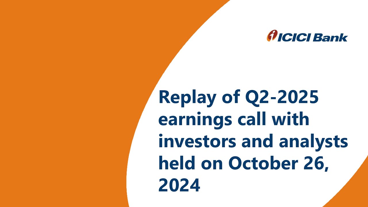 Replay of Q2 2025 earnings call with investors and analysts held on ...