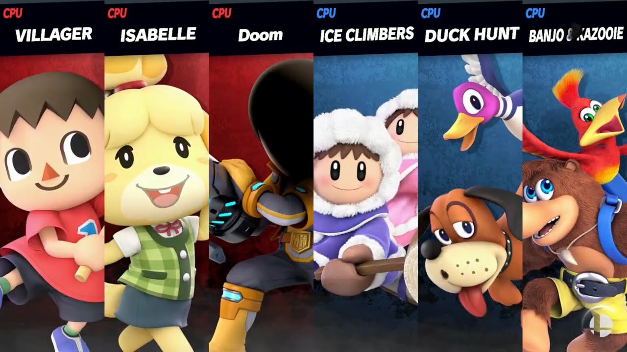 Super Smash Bros. Ultimate - Animal Crossing and Doom vs Duo's - YouTube