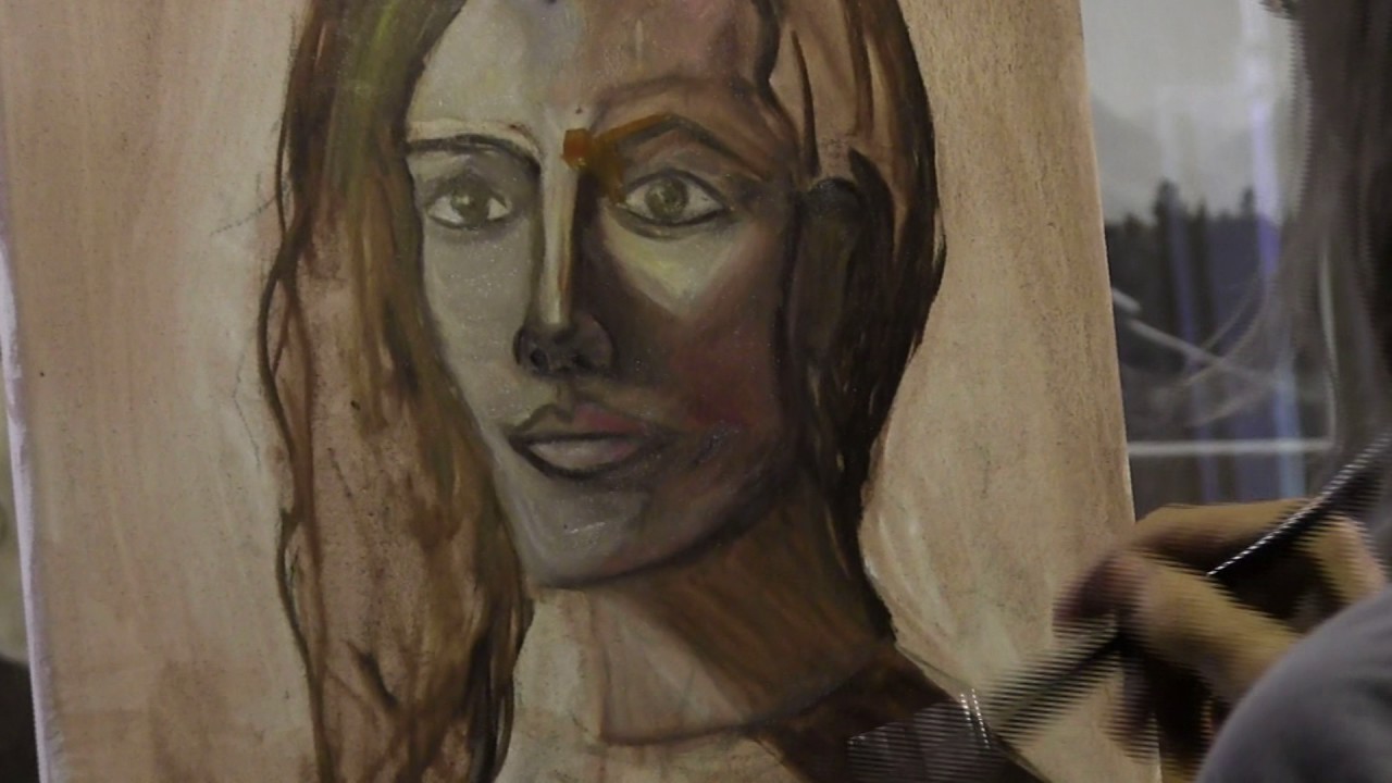 Sam Collett - Portrait Painting from Life - Workshop - YouTube