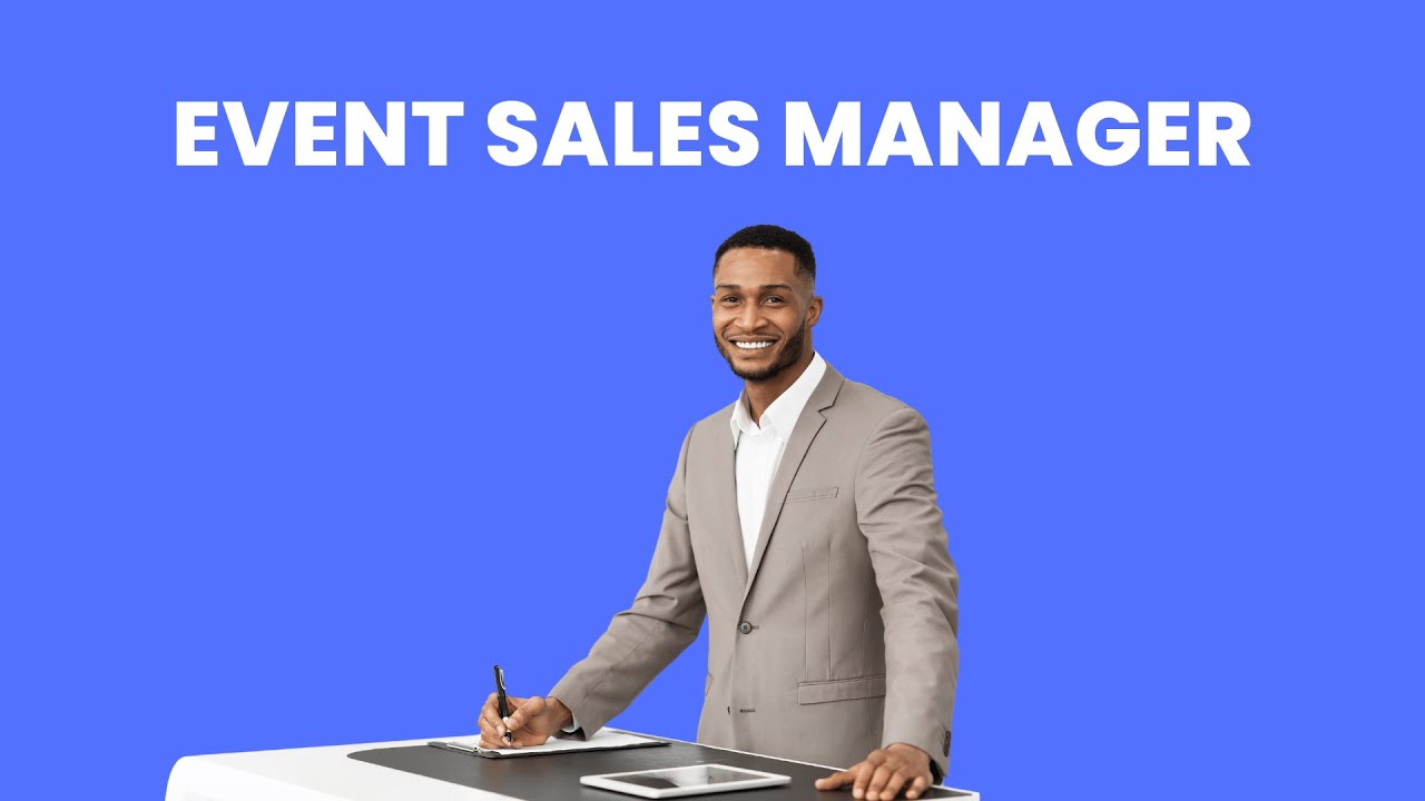 What is the role of a Event Sales Manager ? | Career Guide - Job ...