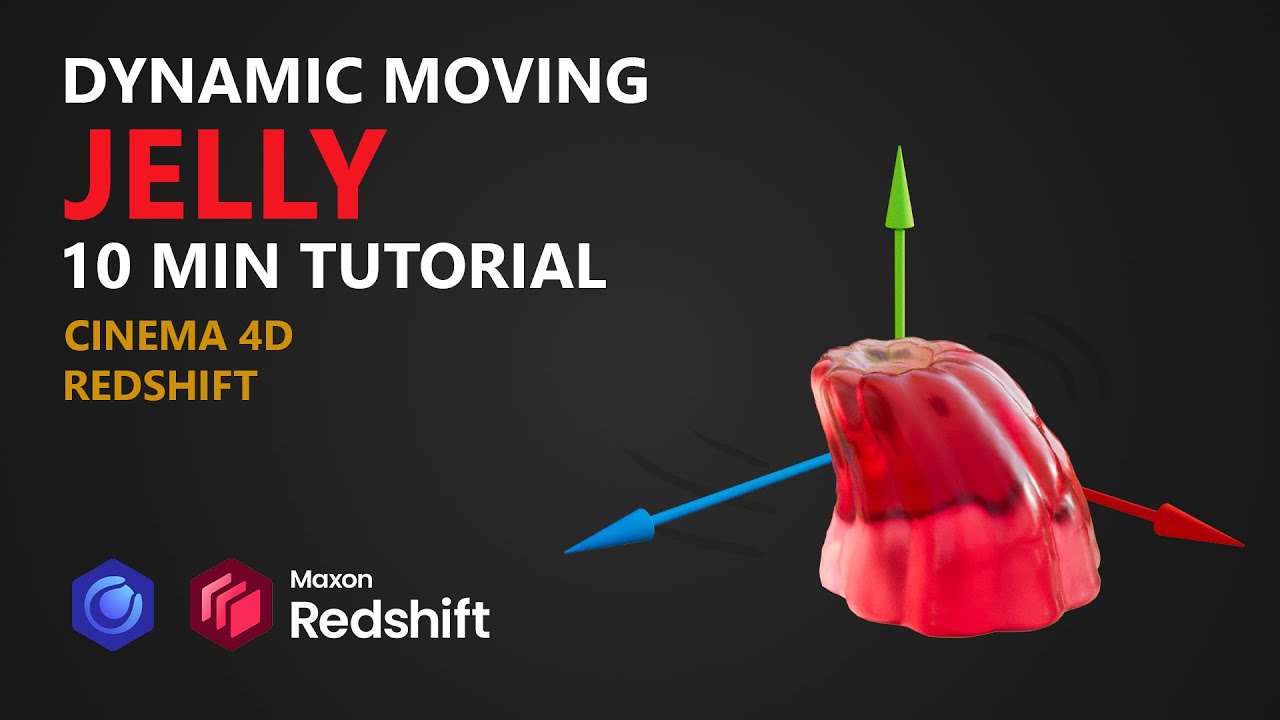 Make a Wiggly Jelly Pudding in Cinema 4D - YouTube
