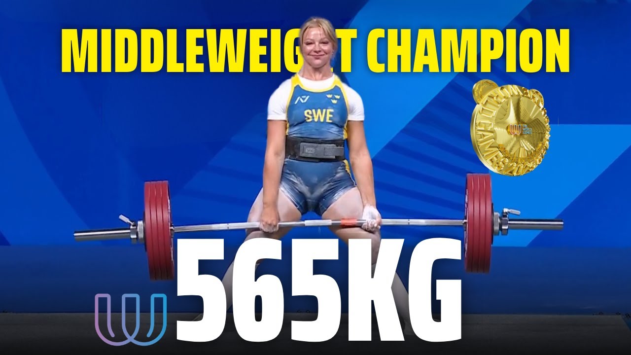 Alba Bostrom | Middleweight Champion | WORLD GAMES 2025 - YouTube
