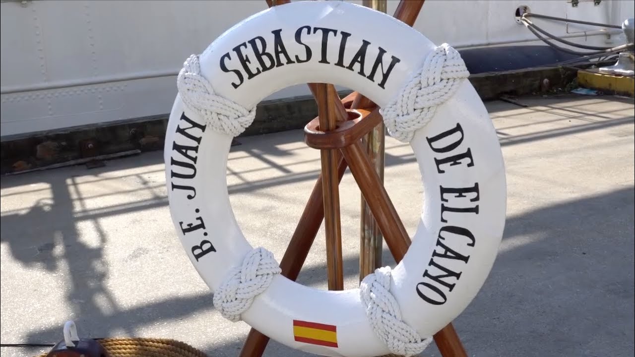 Acogida del “JS Elcano” en Nueva Orleans - YouTube