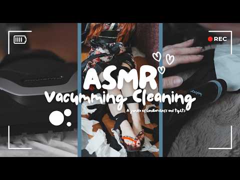 ASMR Cleaning in Cosplay - Vacuuming up Hanky and tights