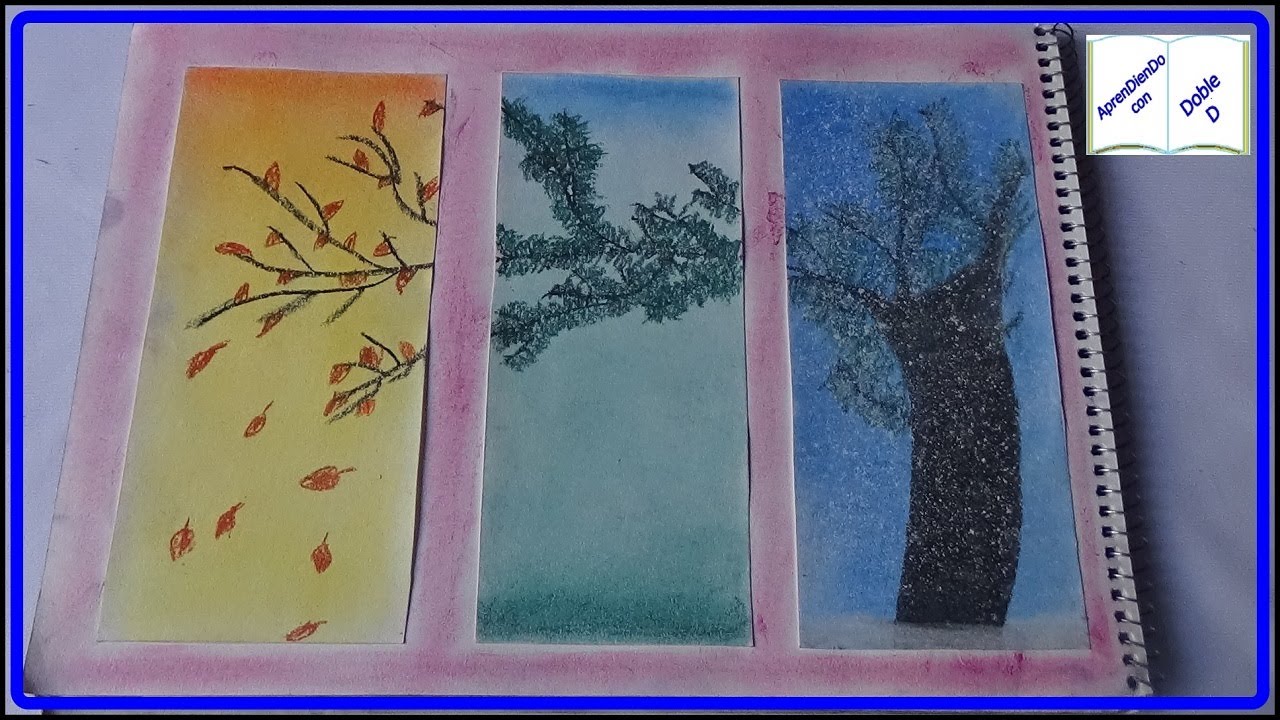 CUADRO CON GISES PASTEL - YouTube