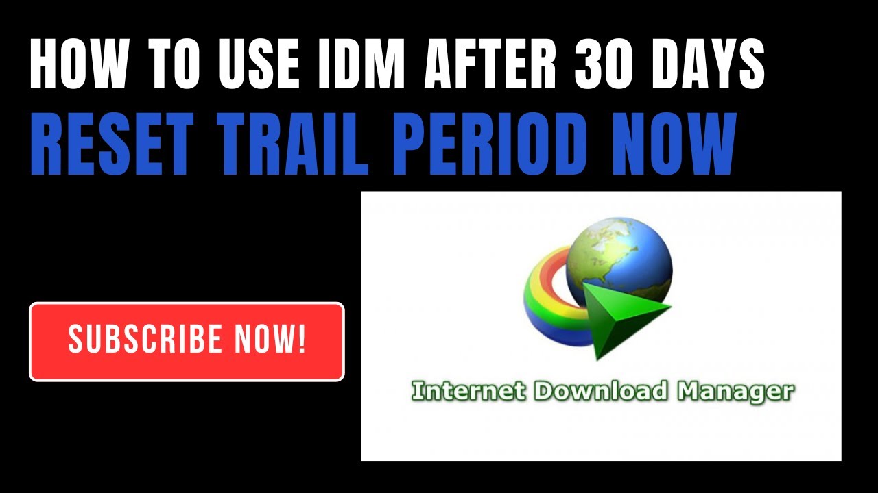 How to Reset IDM 30 Days Trail Period | Free IDM Trail Reset 2024 - YouTube