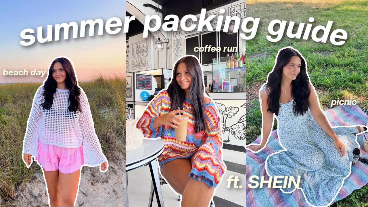 SUMMER PACKING GUIDE ft. SHEIN *summer essentials* - YouTube