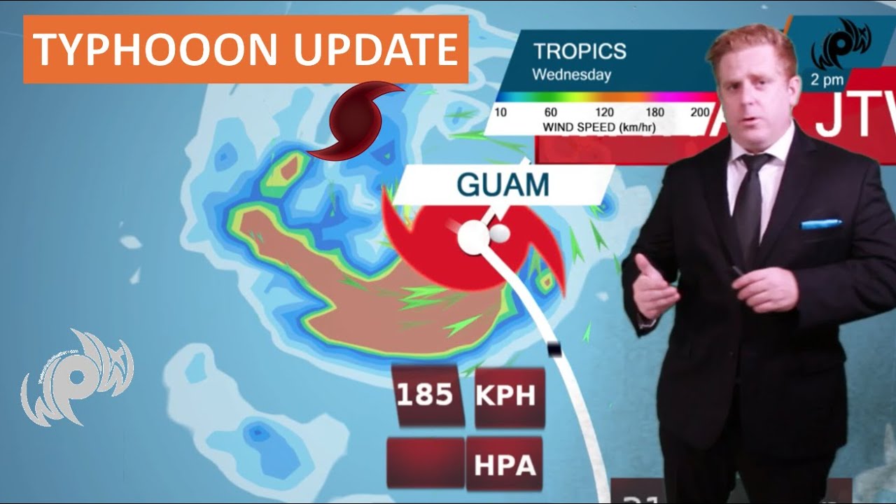 Typhoon warning in Guam, tropical update and a look at the long range ...