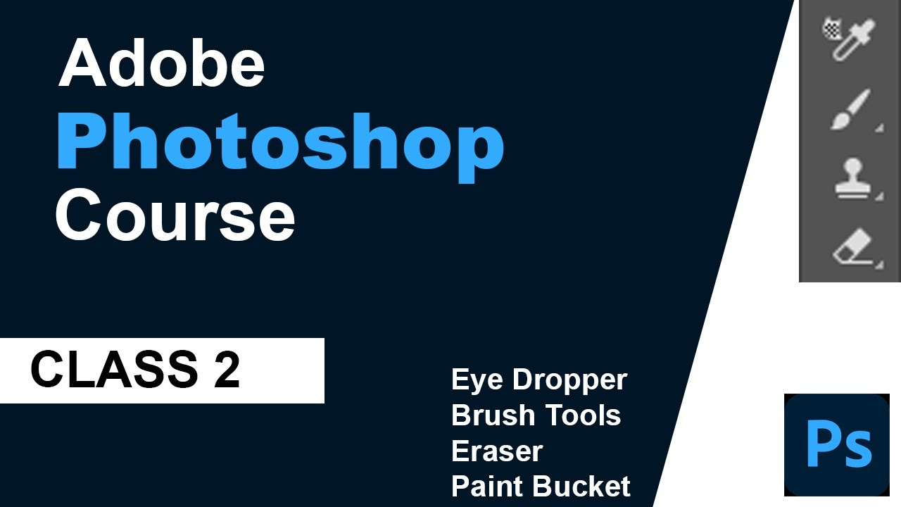 Adobe Photoshop | Graphic Designing | Class 2 - YouTube