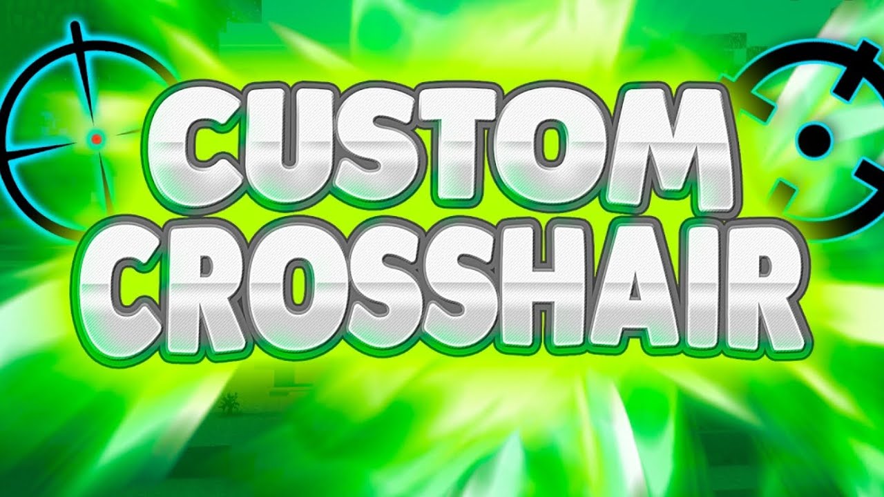 How to get a custom cross hair - YouTube