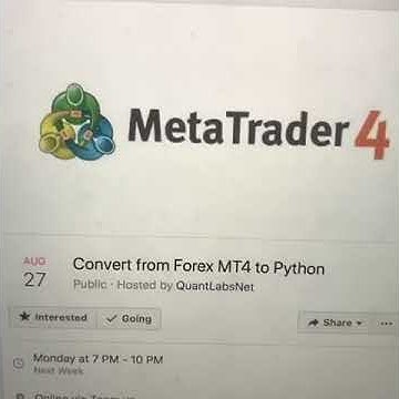 Convert tradestation and mt4 forex code to python - YouTube