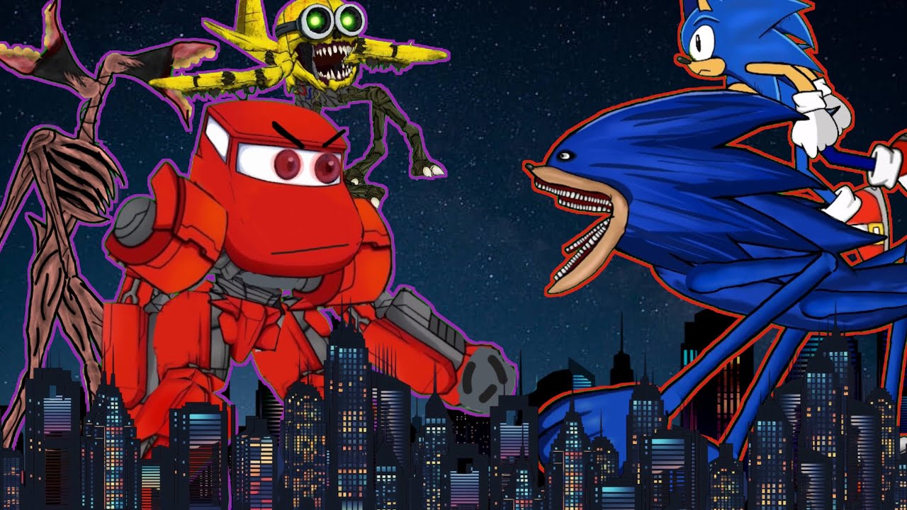 Infected Minion, McQueen Vs Shin Sonic Tapes, Siren Head - Minion ...