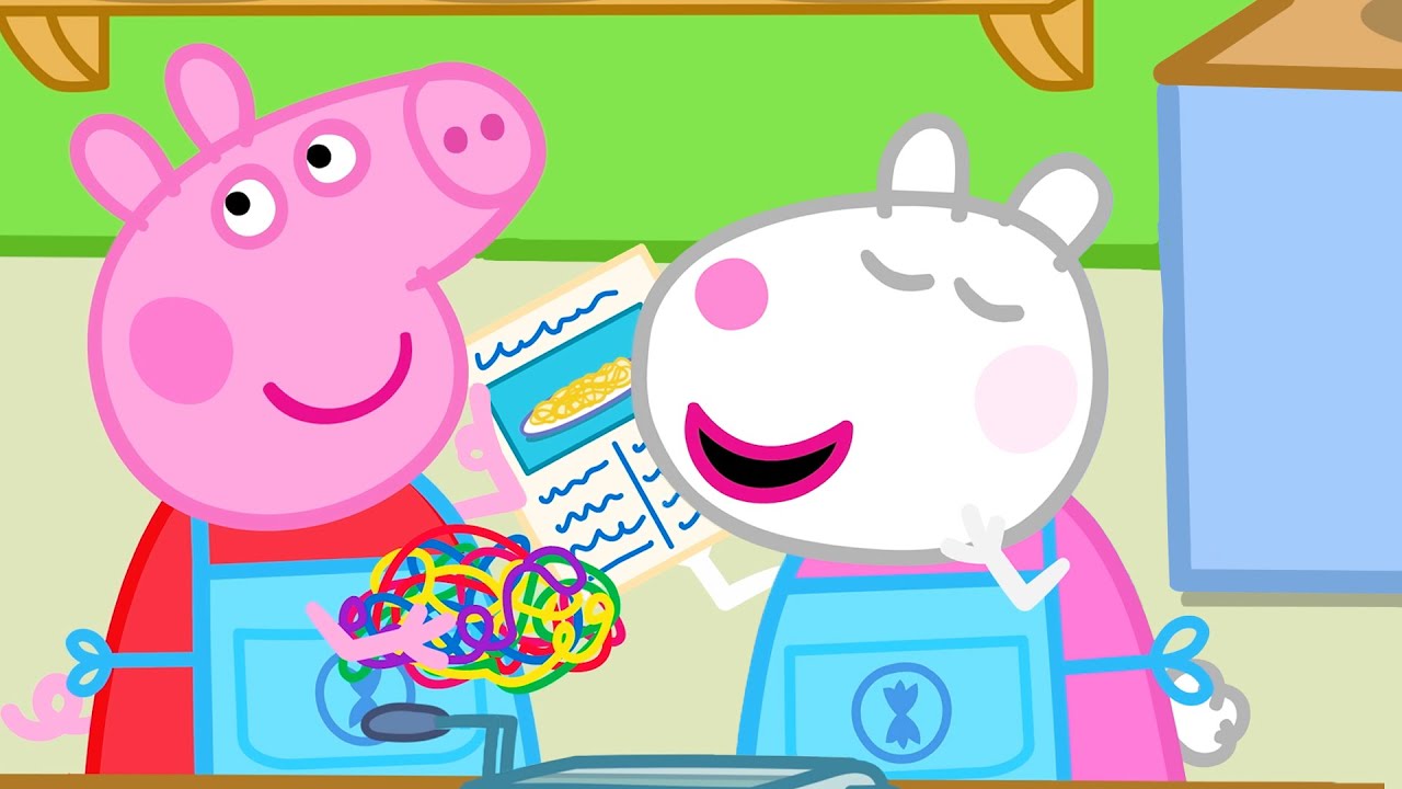 Espaguete de arco-íris bobo! 🌈 | Contos da Peppa Pig - YouTube