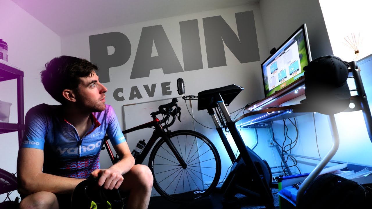 My Indoor Cycling Pain Cave Setup! - YouTube